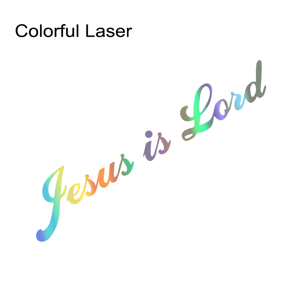 Jesus is Lord Car Vinyl Decal – JIG